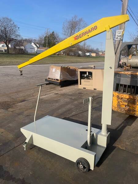 Welding Cart, Bernard #2710, with boom, adjustable anchor feet For Sale ...