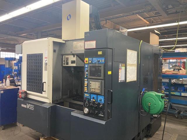 Makino #V55, vertical machining center, 25 automatic tool changer, 35.4" X, 19.7" Y, 17.7" Z ...