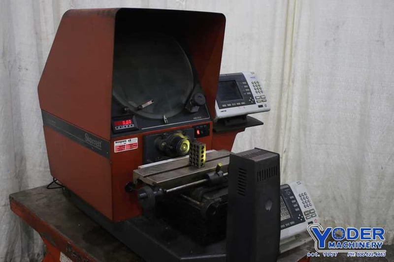 14" Starrett Sigma #HB350, comparator, 15.35" x5" table area, 10x lens ...