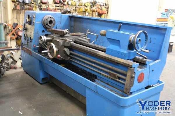 17" x 80" Clausing #17, engine lathe, 10-1/2" swing over cross slide ...