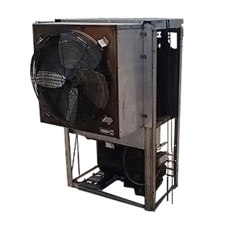 Bally FAZ-750, Case & Cooler Air Cooled Condensing Unit, 2-cylinder ...