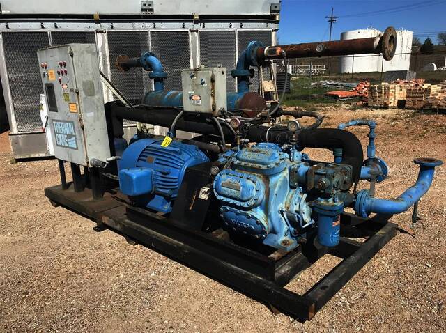 Vilter TCCW2504X, Thermal Care Water Cooled Chiller Skid, 125 HP - 1780 ...
