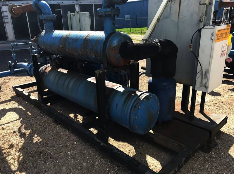Vilter TCCW2504X, Thermal Care Water Cooled Chiller Skid, 125 HP - 1780 ...