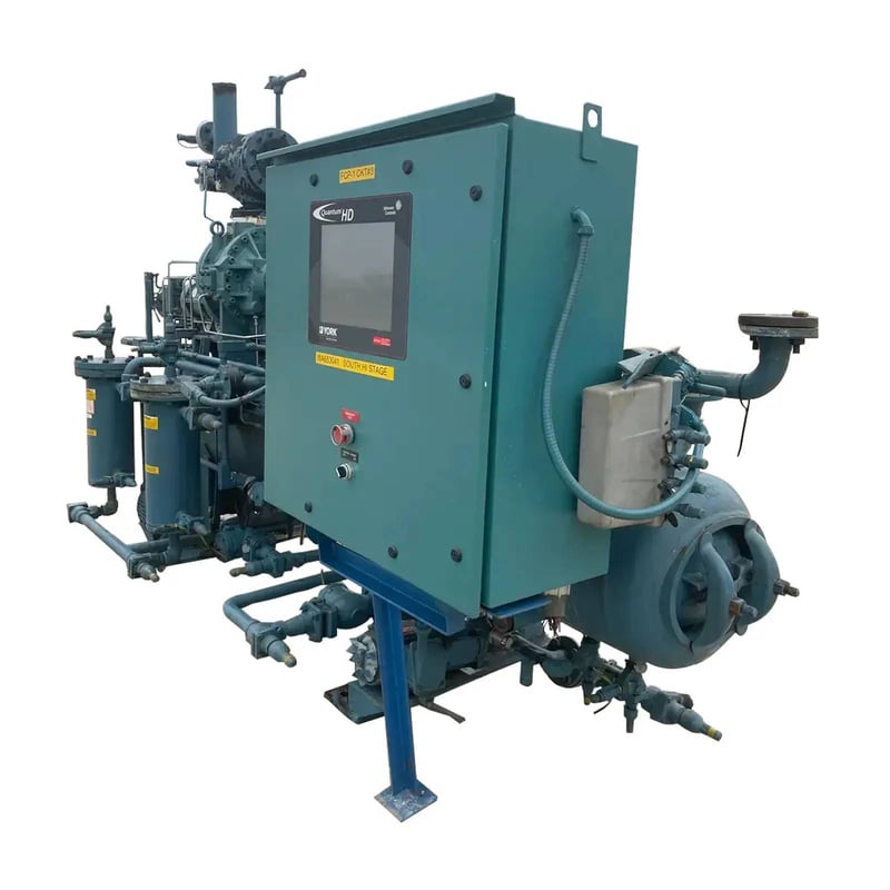 200 HP Frick #RWB-II-60, Rotary Screw Compressor Package, 3600 RPM, 300 ...