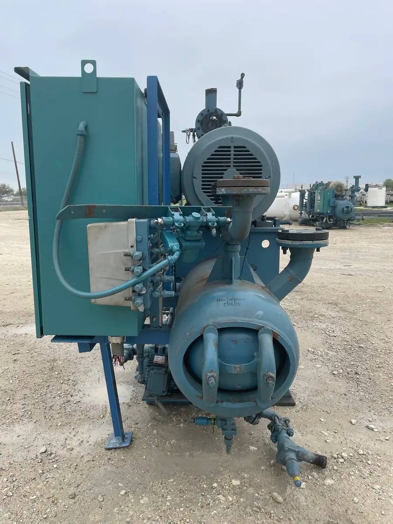 200 HP Frick #RWB-II-60, Rotary Screw Compressor Package, 3600 RPM, 300 ...