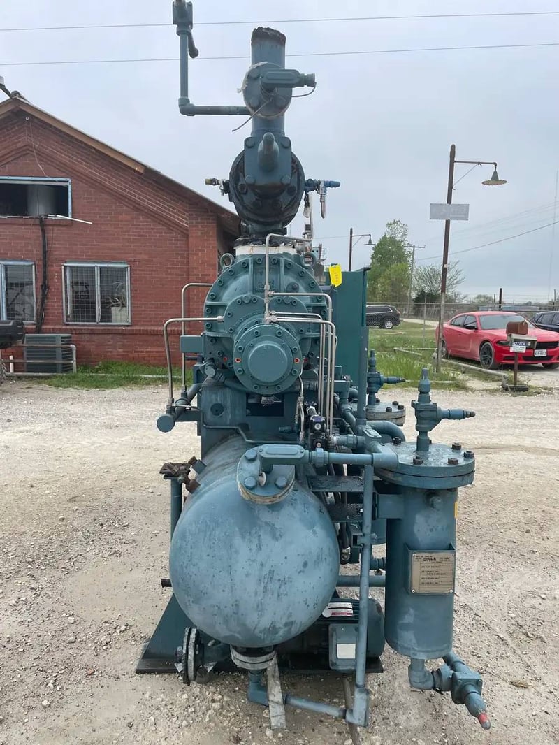 200 HP Frick #RWB-II-60, Rotary Screw Compressor Package, 3600 RPM, 300 ...