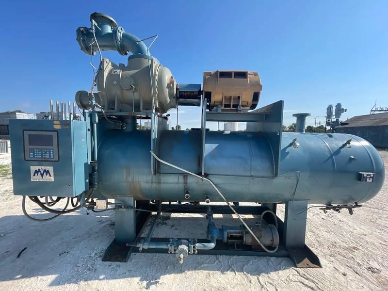 200 HP Howden WRVI255, Rotary Screw Compressor Package, 3600 RPM, 350 ...