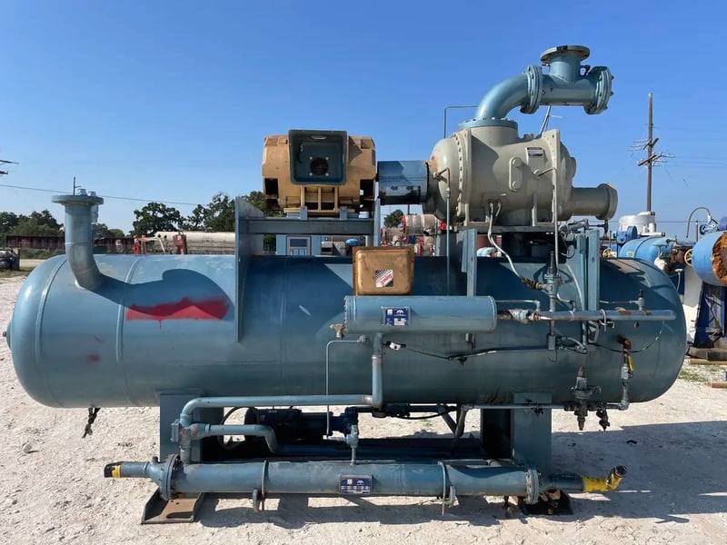 200 HP Howden WRVI255, Rotary Screw Compressor Package, 3600 RPM, 350 ...