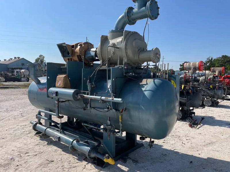 200 HP Howden WRVI255, Rotary Screw Compressor Package, 3600 RPM, 350 ...