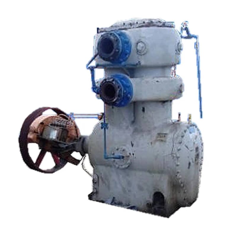 100 HP Frick VSA 15x10, Bare Reciprocating Compressor, Semi-Hermetic ...