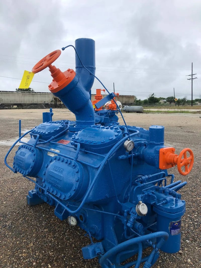 Vilter 4516XL, Bare 16-Cylinder Reciprocating Compressor, Direct Drive ...
