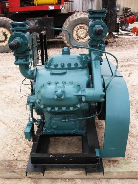 30 HP York F3069, Bare 6-Cylinder Reciprocating Compressor, Belt Driven ...