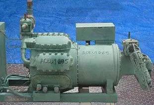 York JS73D3A-S46-50S, Bare 8-Cylinder Reciprocating Compressor, Semi ...