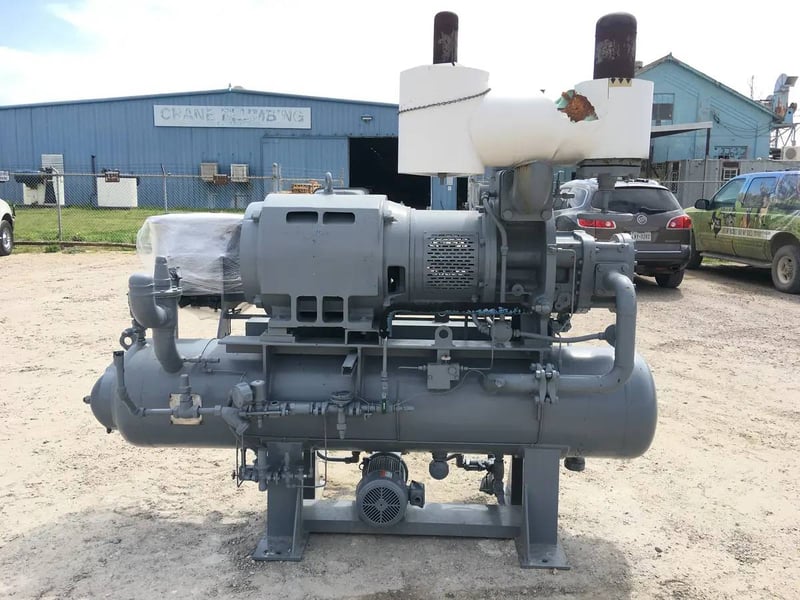 200 HP FES 16S, Rotary Screw Compressor Package, 230/460 V, 1996 for ...