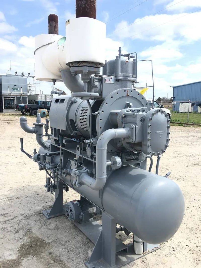 200 HP FES 16S, Rotary Screw Compressor Package, 230/460 V, 1996 for ...