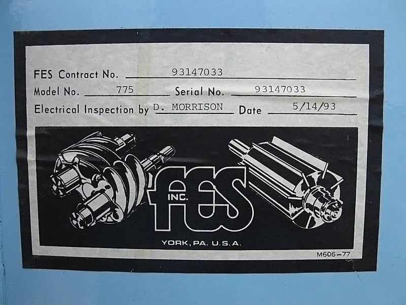10 HP FES 775/320-SU-3.6Vi, Rotary Screw Compressor Package, 208-230/ ...