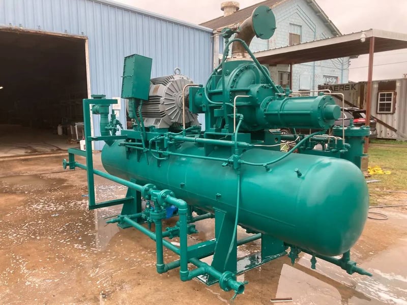 Frick RWB-II-177, Rotary Screw Compressor Package, 4500 RPM, 362 psig ...