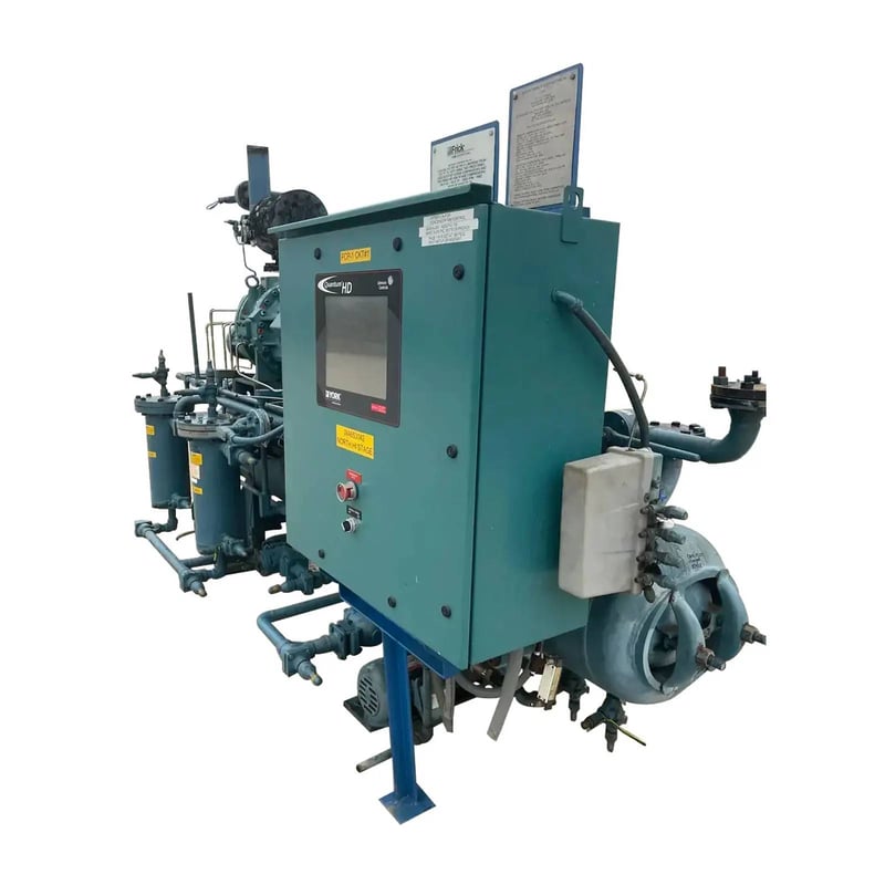 200 HP Frick RWB-II-60, Rotary Screw Compressor Package, 460 V, 3600 ...