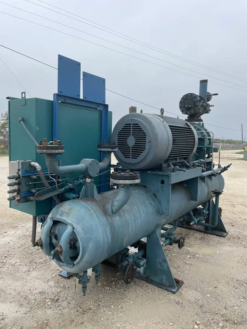 200 HP Frick RWB-II-60, Rotary Screw Compressor Package, 460 V, 3600 ...