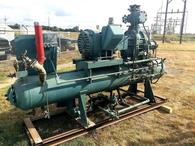 150 HP Frick RWB-II-60, Rotary Screw Compressor Package, 230/460 V ...