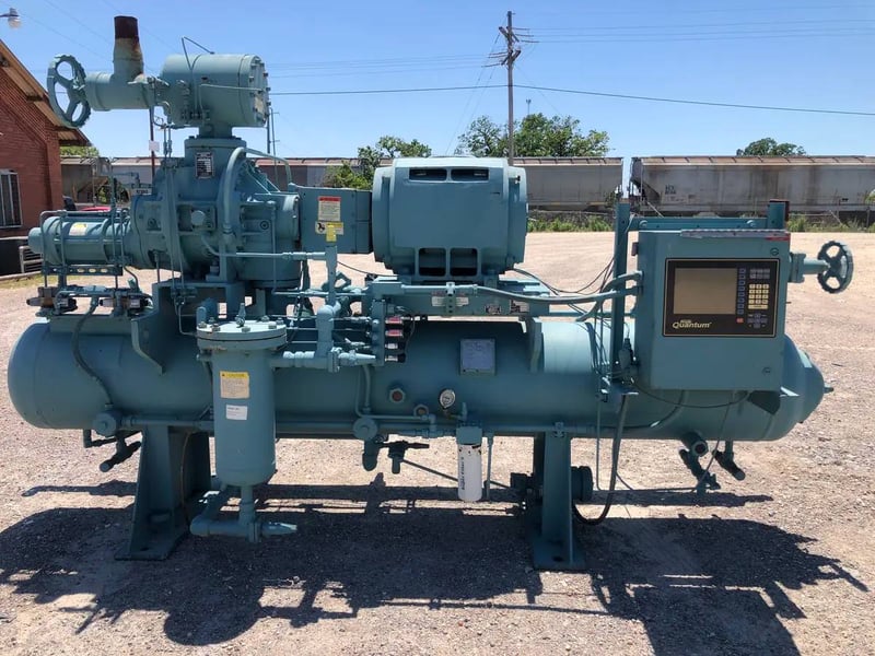 150 HP Frick RWB-II-60, Rotary Screw Compressor Package, 230/460 V ...