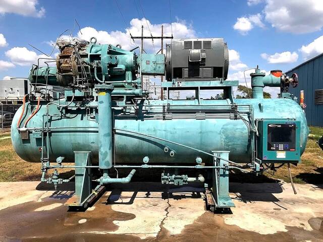 500 HP Frick RWB-II-676, Rotary Screw Compressor Package, 4160 V, 3600 ...