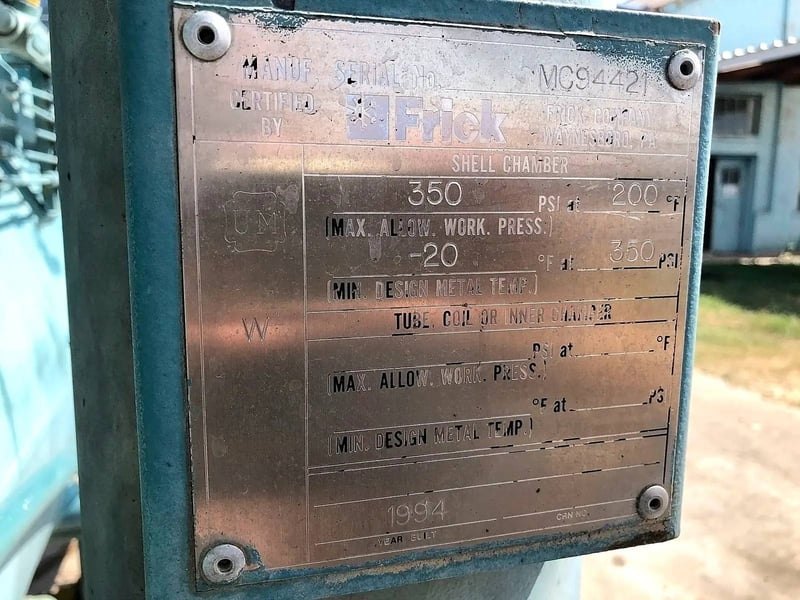 500 HP Frick RWB-II-676, Rotary Screw Compressor Package, 4160 V, 3600 ...