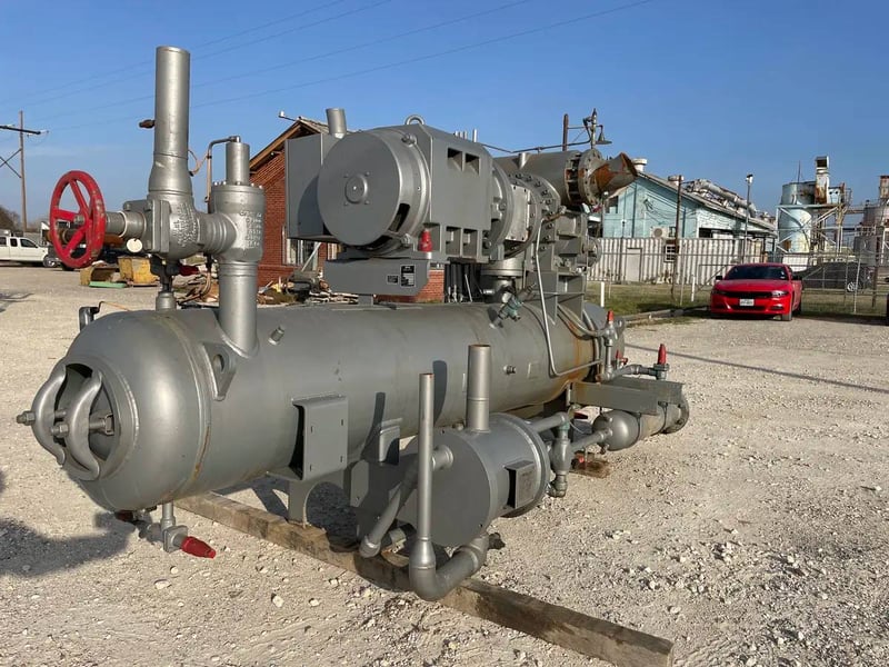 250 HP Frick RWF-134-E, Rotary Screw Compressor Package, 460 V, 300 ...