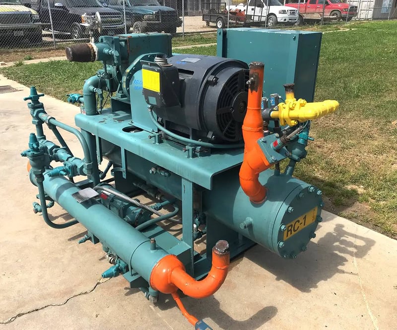 100 HP Frick RXB-39, Rotary Screw Compressor Package, 208-230/460 V ...