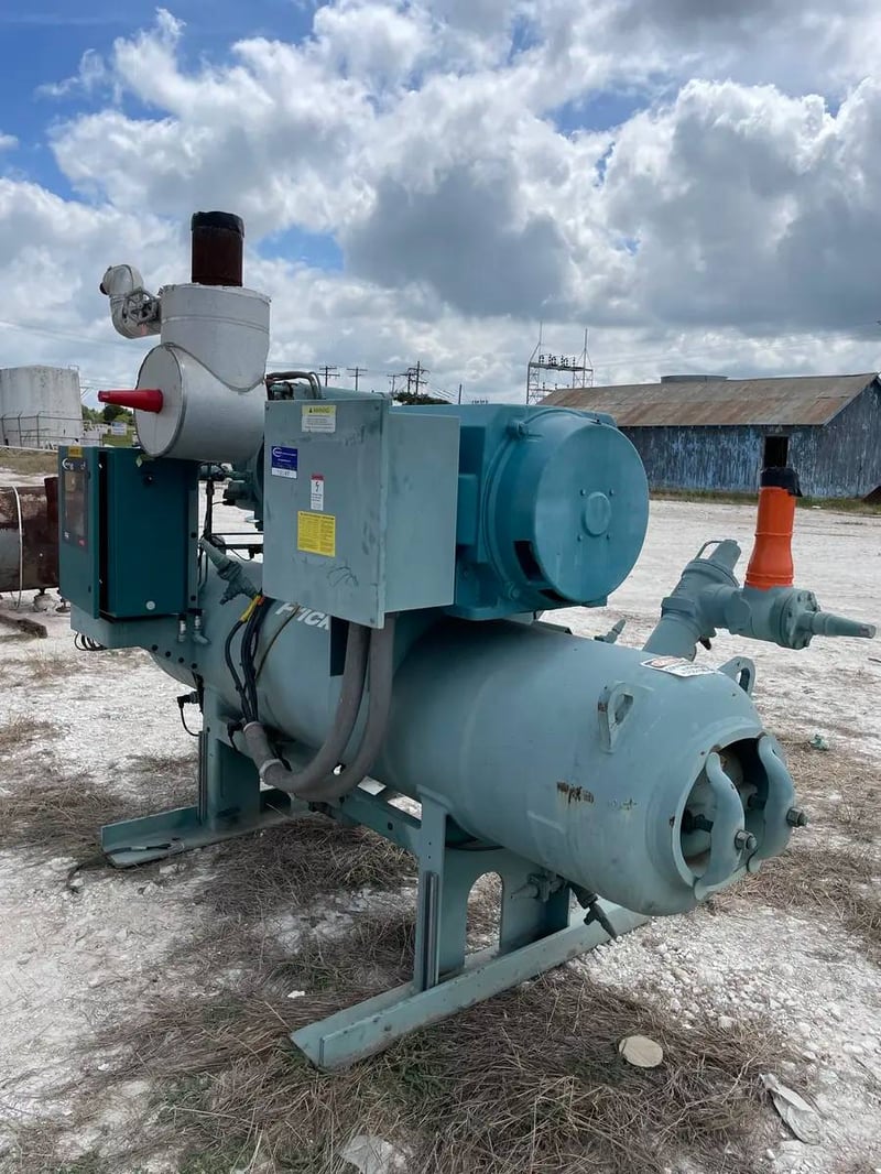 250 HP Frick RXF-101-H, Rotary Screw Compressor Package, 460 V, 350 ...