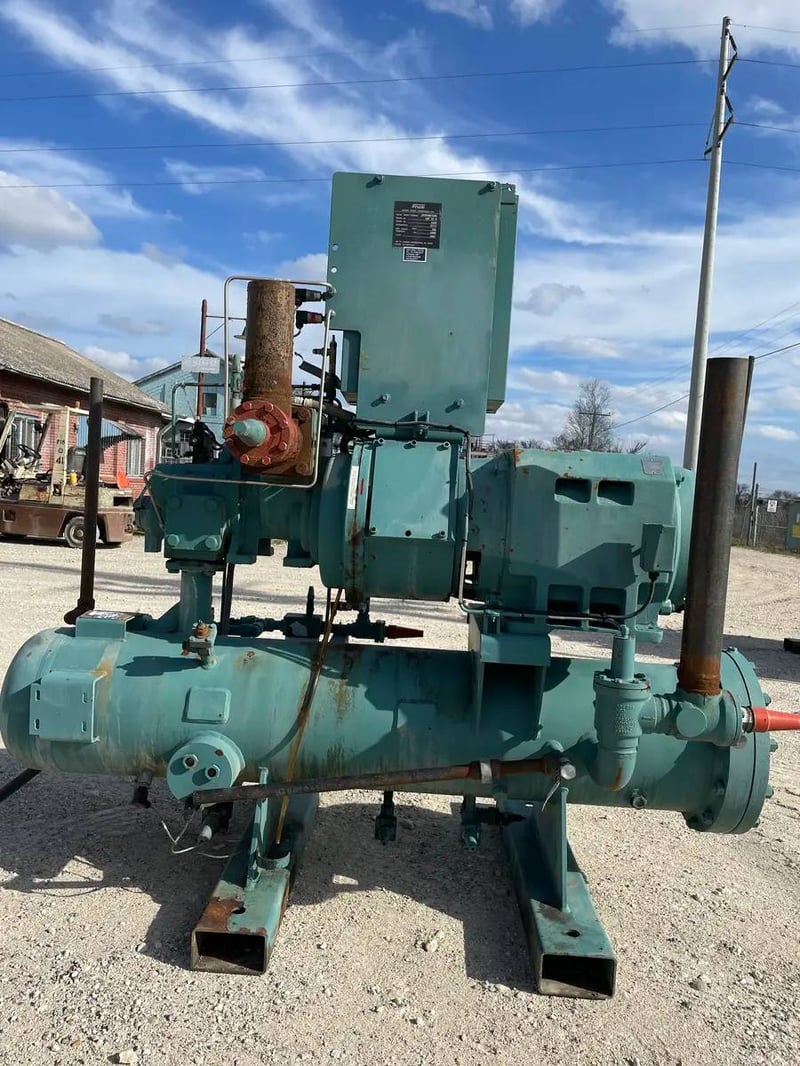 150 HP Frick RXF-50-H, Rotary Screw Compressor Package, 230/460 V, 300 ...