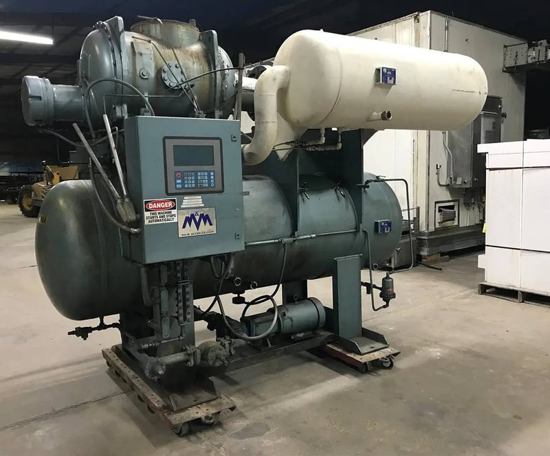 150 HP Howden WRV-255, Rotary Screw Compressor Package, 230/460 V, 300 ...