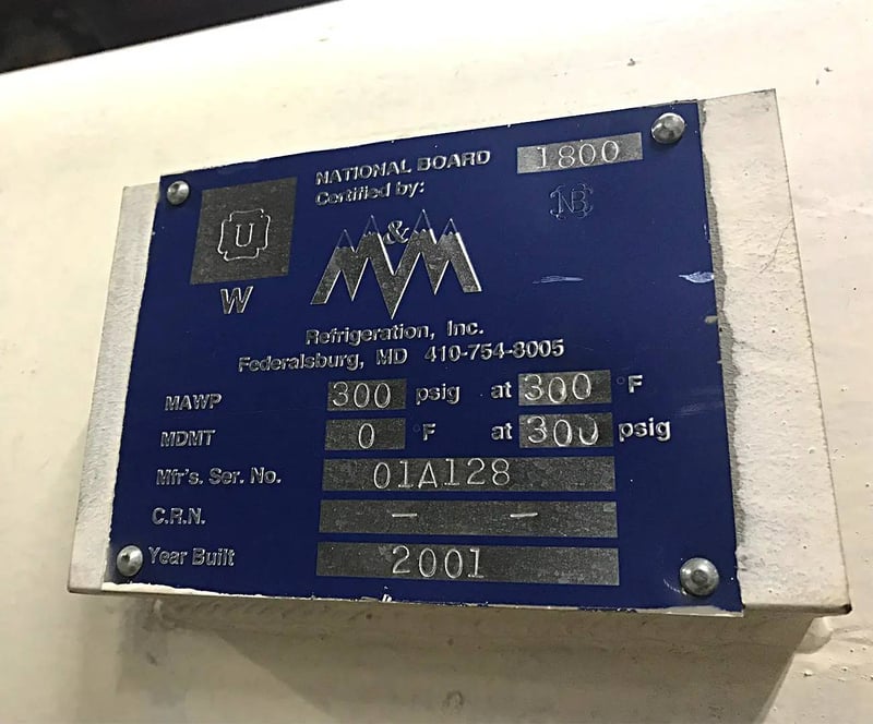 150 HP Howden WRV-255, Rotary Screw Compressor Package, 230/460 V, 300 ...