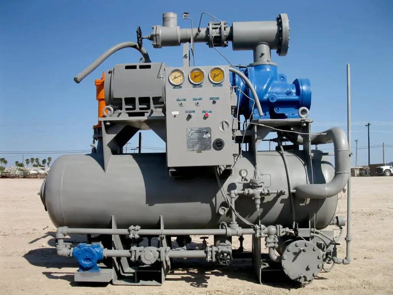 150 HP Reco WGRB-204/1.65, Rotary Screw Compressor Package, 230/460 V ...