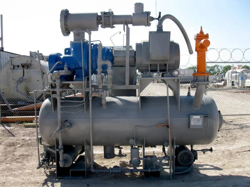 150 HP Reco WGRB-204/1.65, Rotary Screw Compressor Package, 230/460 V ...