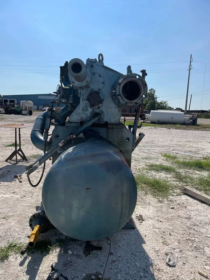 300 HP York-Sabroe SAB 83, Rotary Screw Compressor Package, 460 V, 602 ...