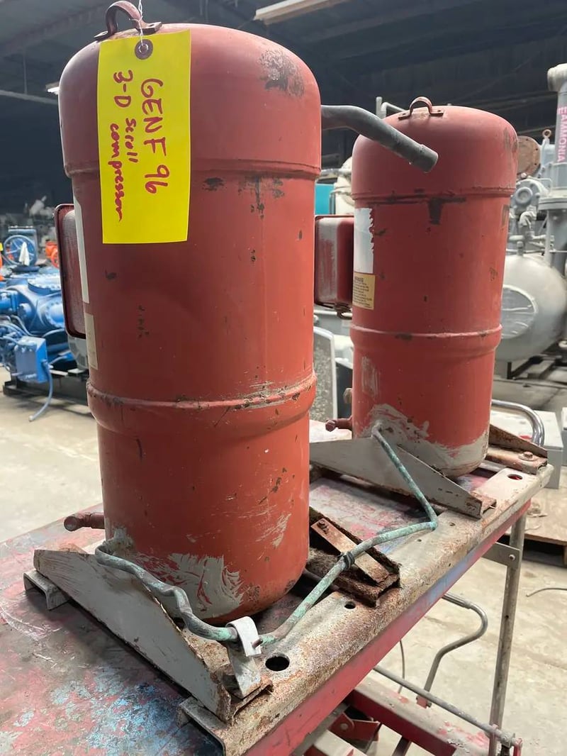 Trane 3-D, Scroll Compressor, data plate missing for Sale | Surplus Record