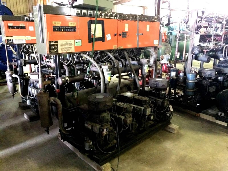 Hill Refrigeration AQ9C4040RCM2., Freon Refrigerant Compressor Rack, 40 ...