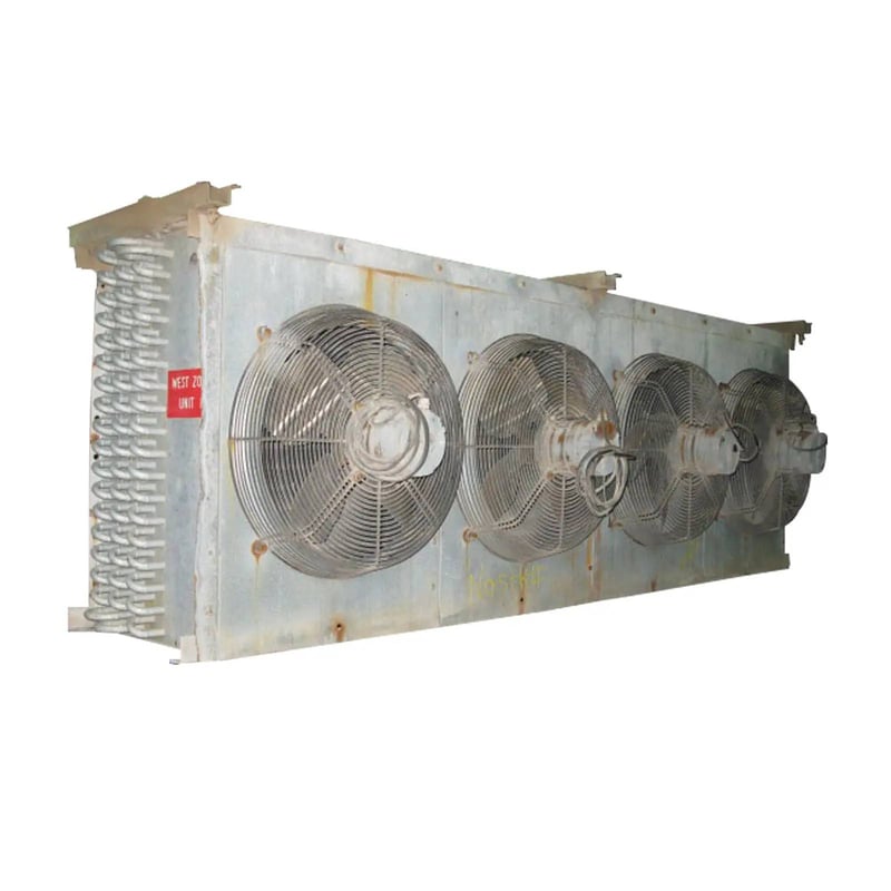 4 Fans, Krack, Ammonia Evaporator Coil, Low Temperature, 0.5 HP for ...