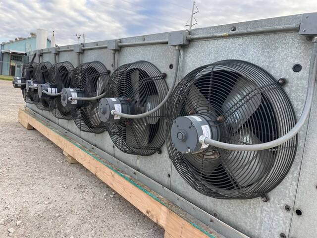 6 Fans, Krack DTX6S-1530-DXA-HGC-LH, Ammonia Evaporator Coil - 17.46 TR ...