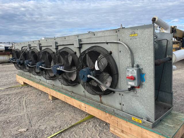 6 Fans, Krack DTX6S-1530-DXA-HGC-LH, Ammonia Evaporator Coil - 17.46 TR ...