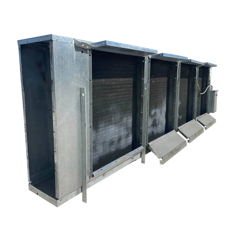 4 Fans, Krack PCLS1068-HGU-4-RBF, Freon Evaporator Coil - 55.97 TR, Low ...