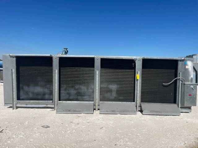 4 Fans, Krack PCLS1068-HGU-4-RBF, Freon Evaporator Coil - 55.97 TR, Low ...