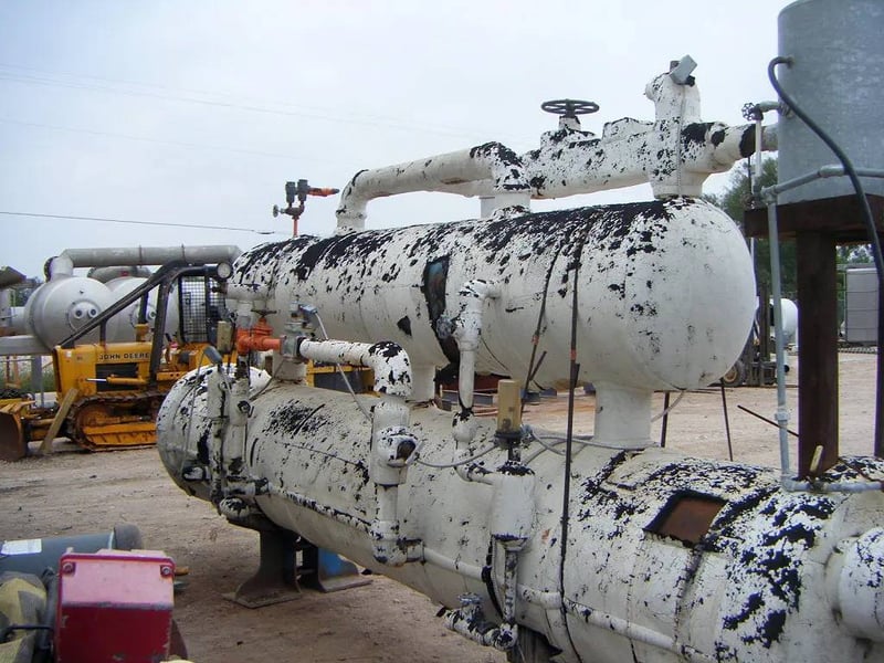 Shell and Tube Glycol Chiller with Surge Tank, for ammonia refrigerant ...