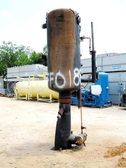 230 gallon Stone Mfg., Low Pressure Vertical Ammonia Receiver, 30 ...
