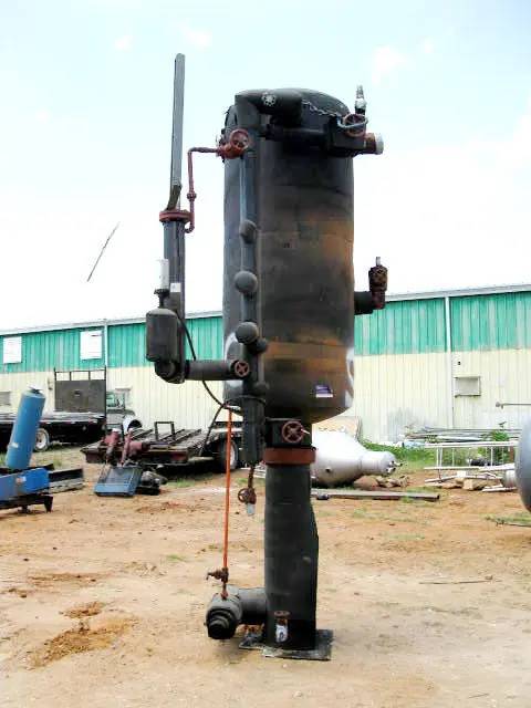 230 gallon Stone Mfg., Low Pressure Vertical Ammonia Receiver, 30 ...