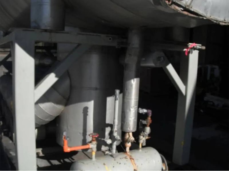 Horizontal Ammonia Recirculator, Approx. 7500 Gallons, 96" diameter x ...