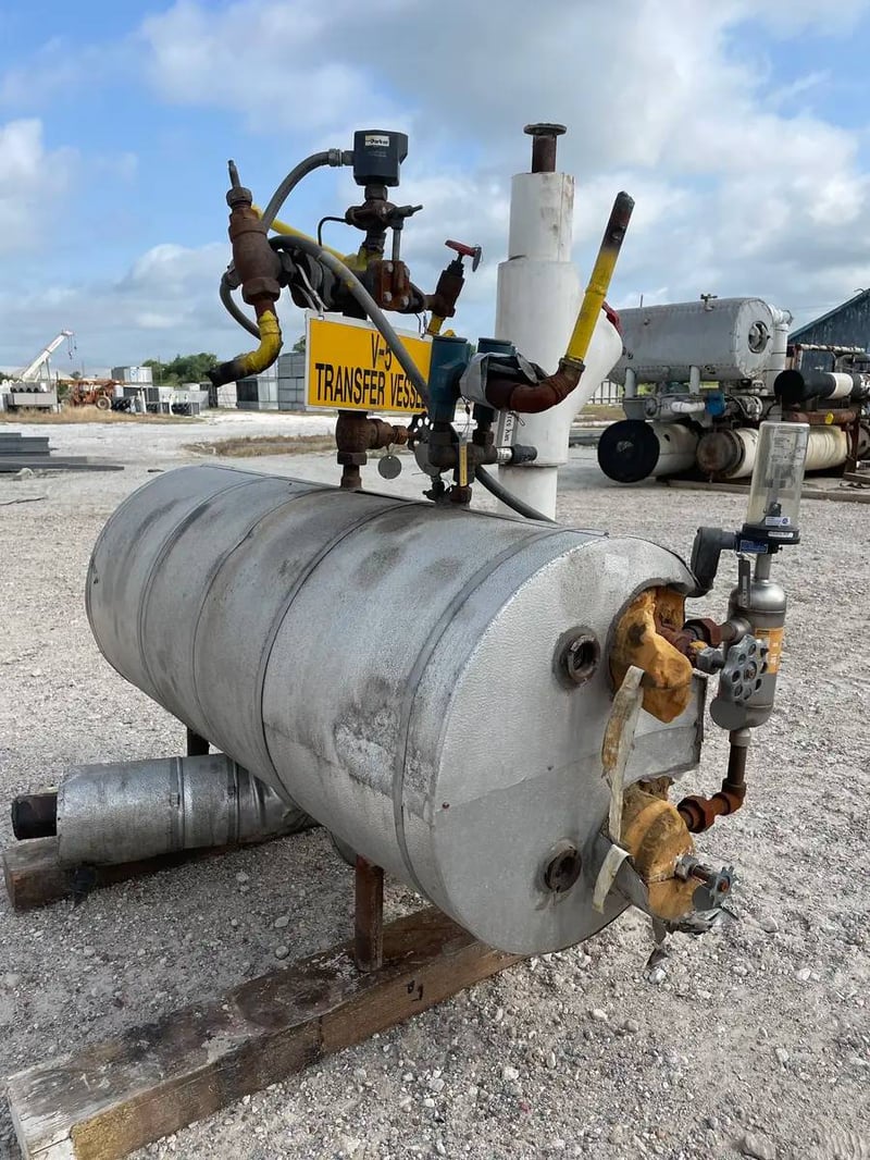 150 gallons, RVS, Horizontal Ammonia Recirculator, 150 Gallons, 32 ...