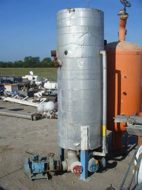 1000 gallons, Reco, Vertical Ammonia Recirculator Package, 48" diameter ...