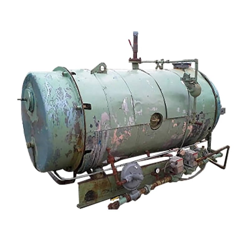 60 HP Cleaver-Brooks #CBH743-60, Steam Boiler, 2520000 BTUH, 150 lbs ...